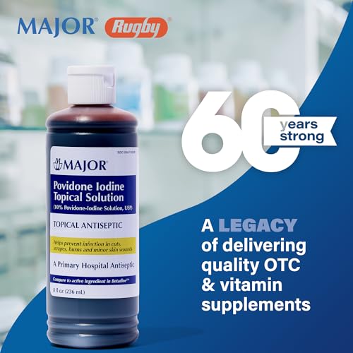 236 mL iodine antiseptic bottle