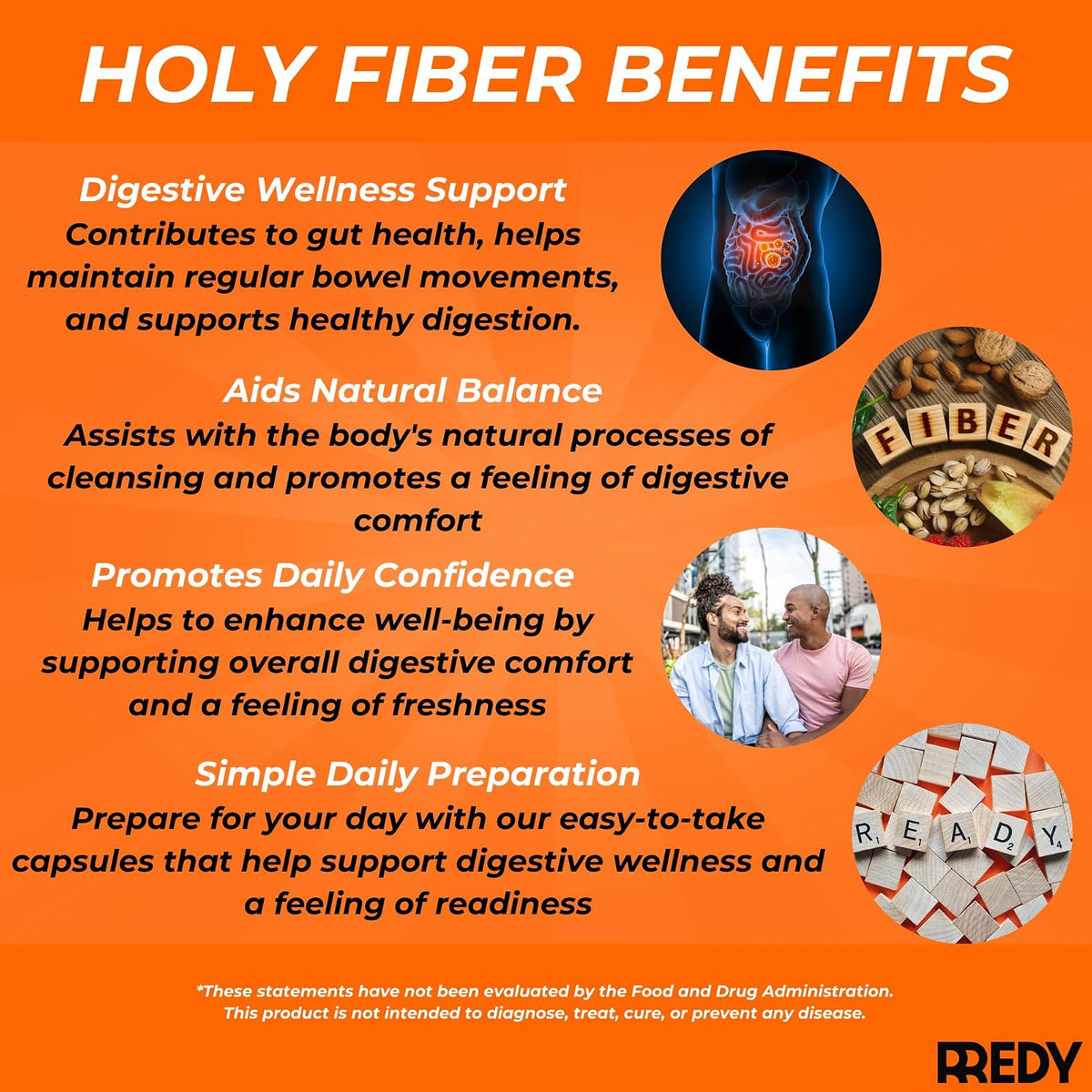 2384 mg fiber for gut health