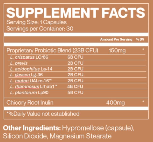 23B CFU probiotic for women