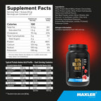23g protein per serving Maxler whey