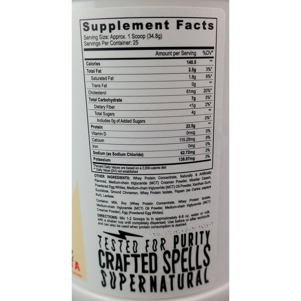 23g protein per serving whey casein