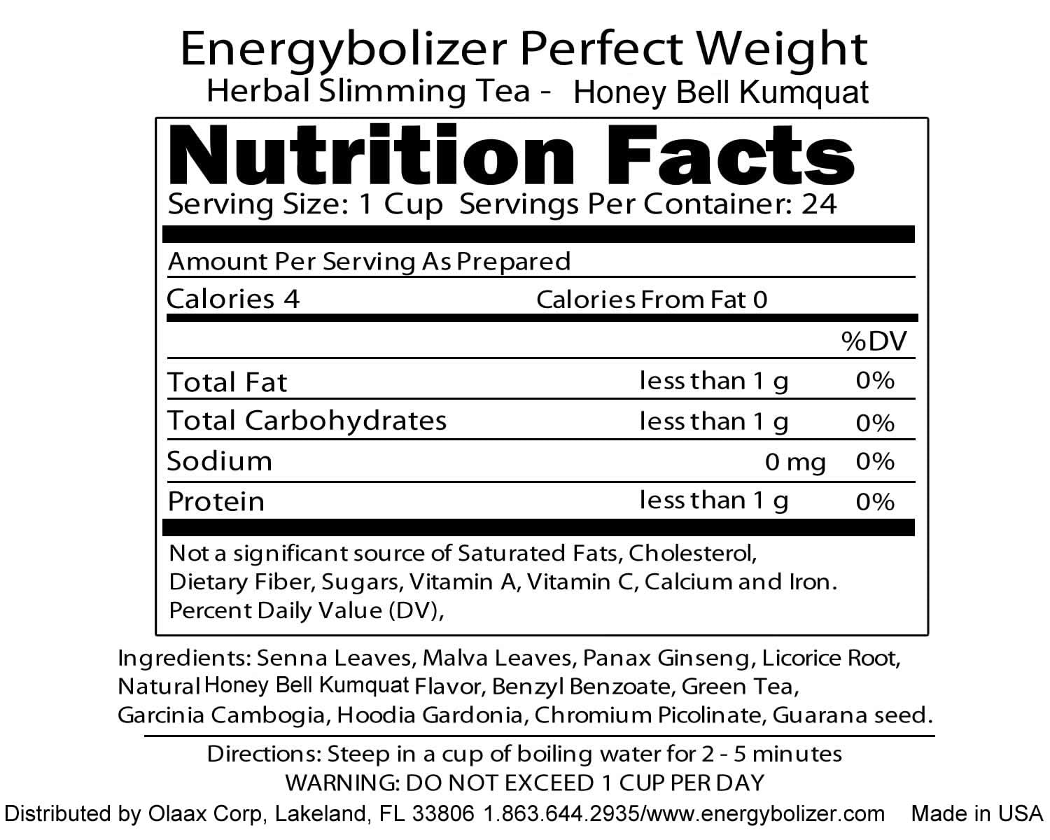 24 bags of Energybolizer tea