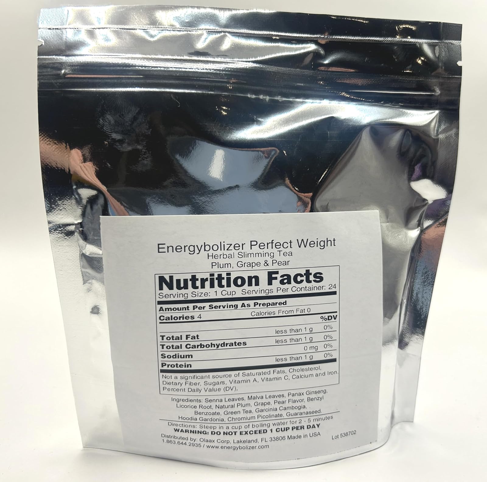 24 bags of herbal weight management tea