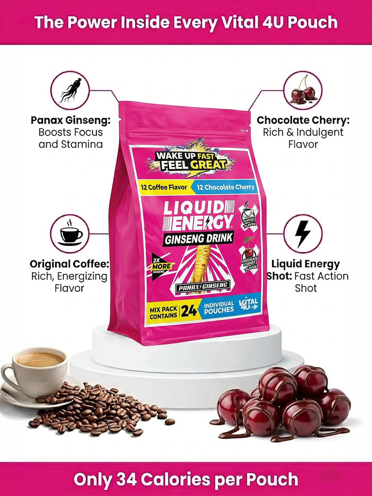 24 count energy shots for athletes