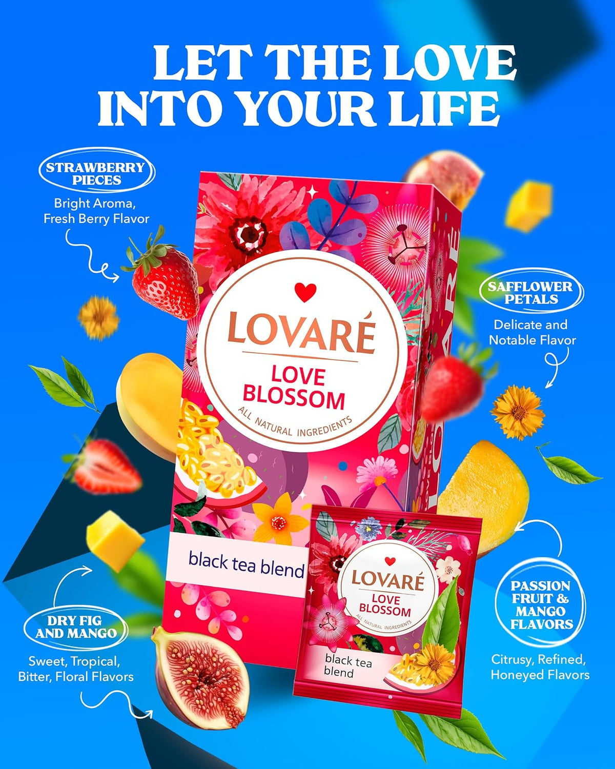 24 herbal tea bags selection