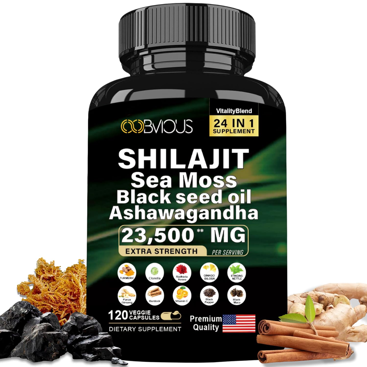 24-in-1 blended vitamin capsules