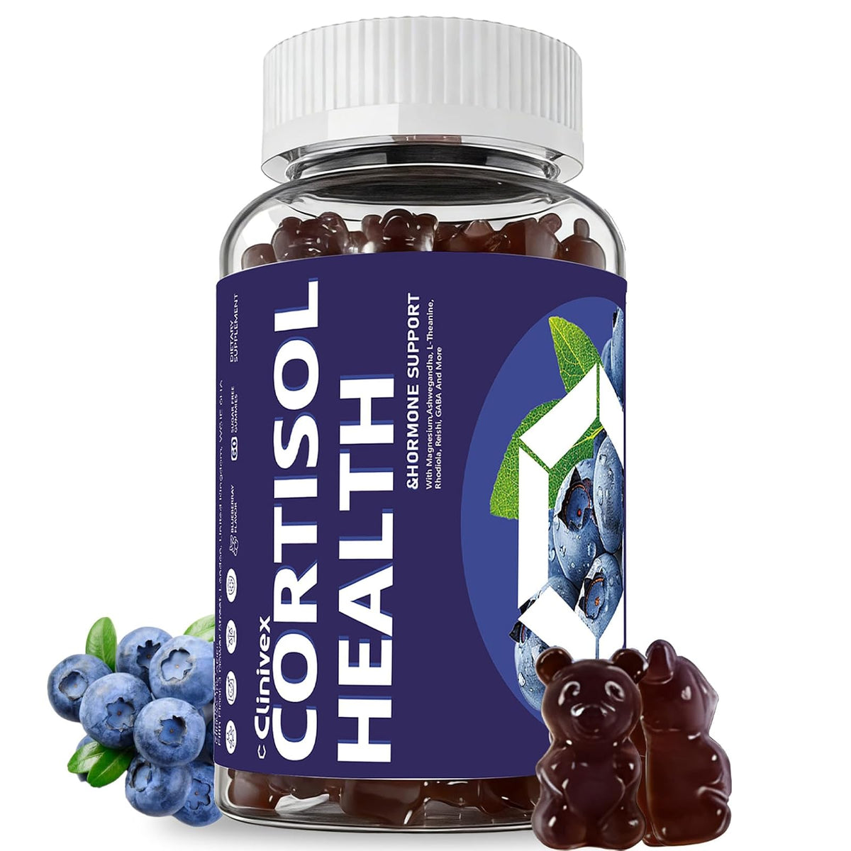 24-in-1 cortisol gummies for stress relief