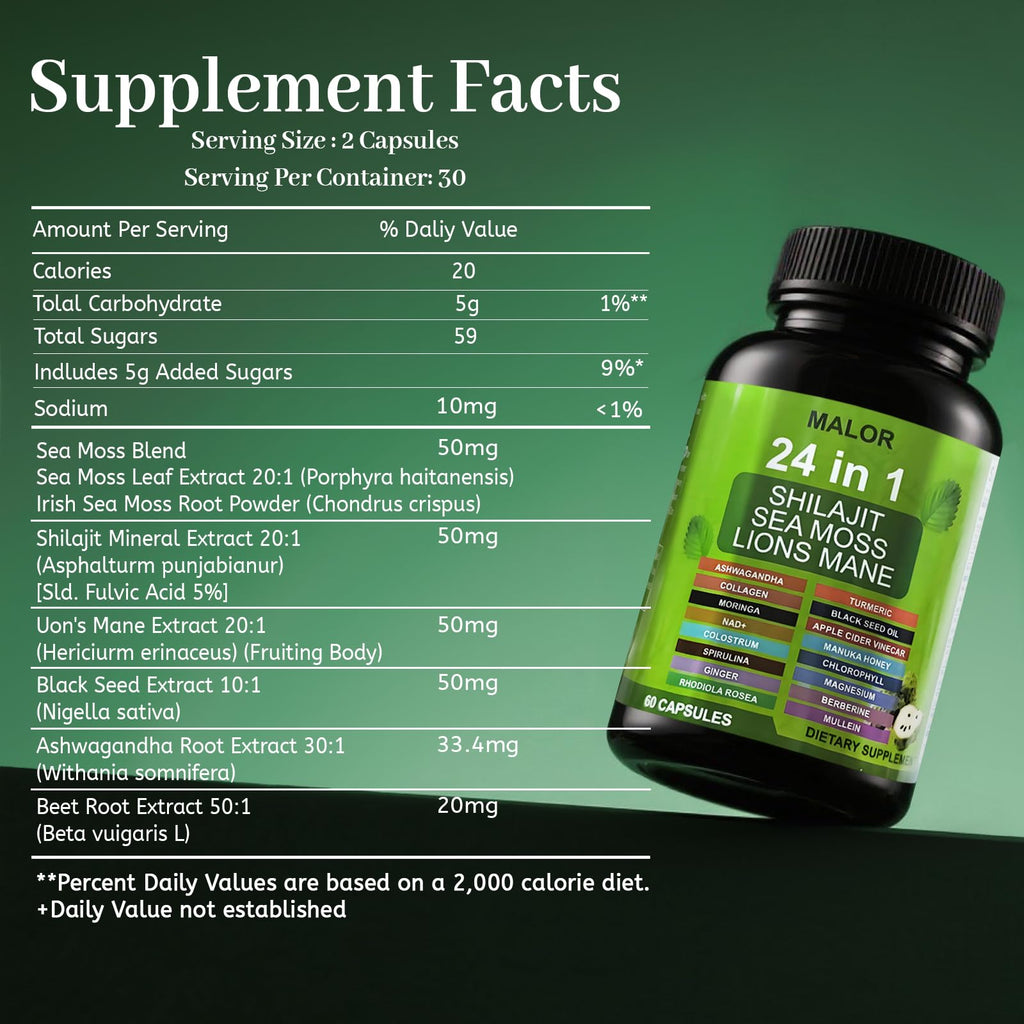 24 in 1 herbal blend capsules