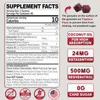24 mg Astaxanthin antioxidant gummies