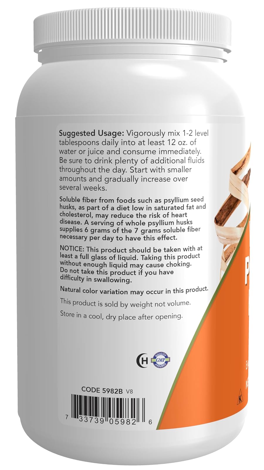 24 ounce psyllium husks for fiber