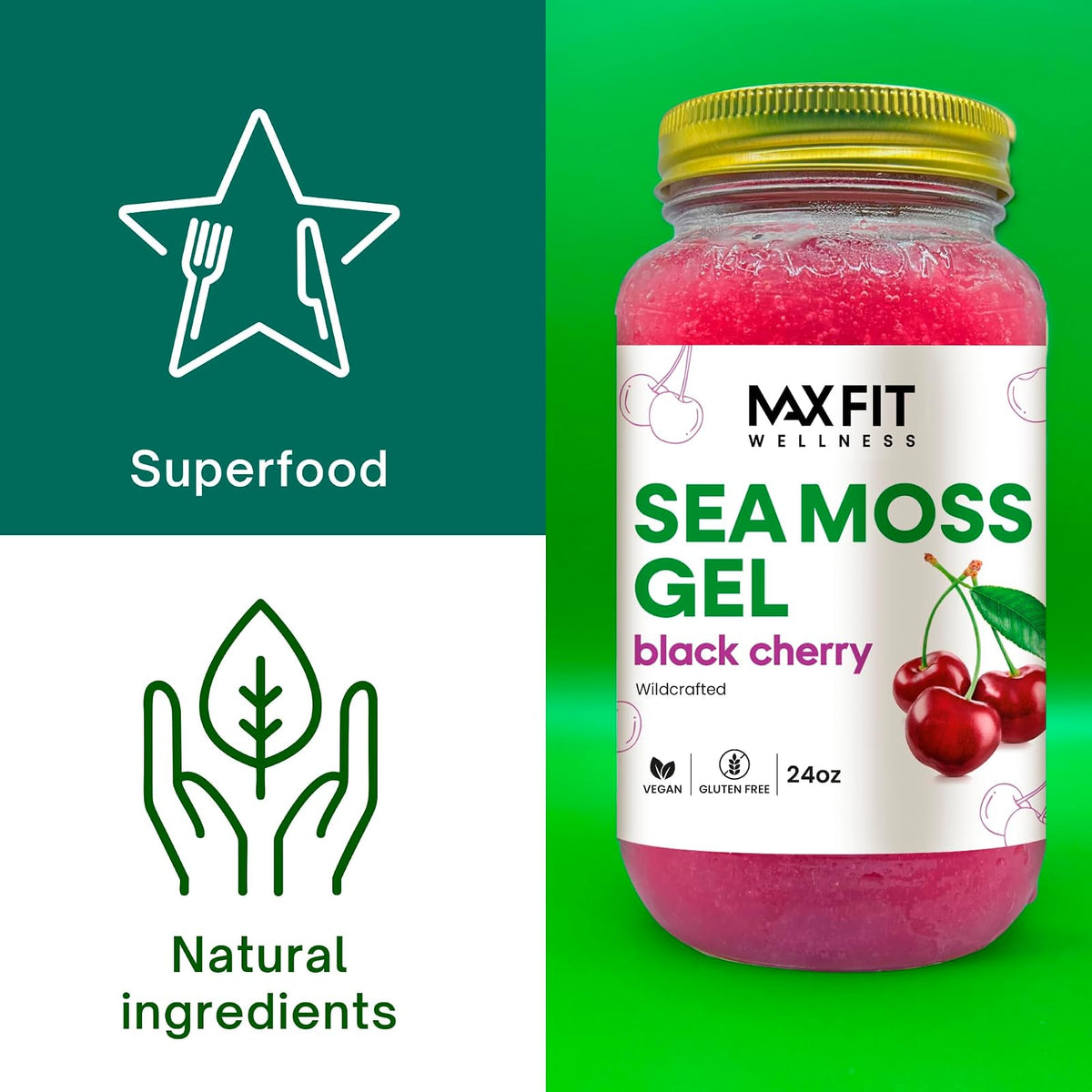 24 oz sea moss gel variety