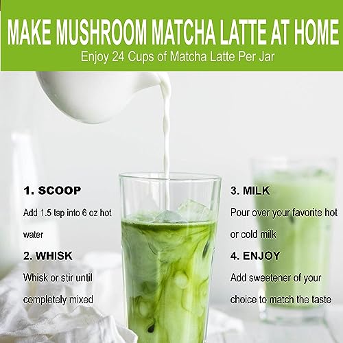 24 servings of mushroom matcha goodness