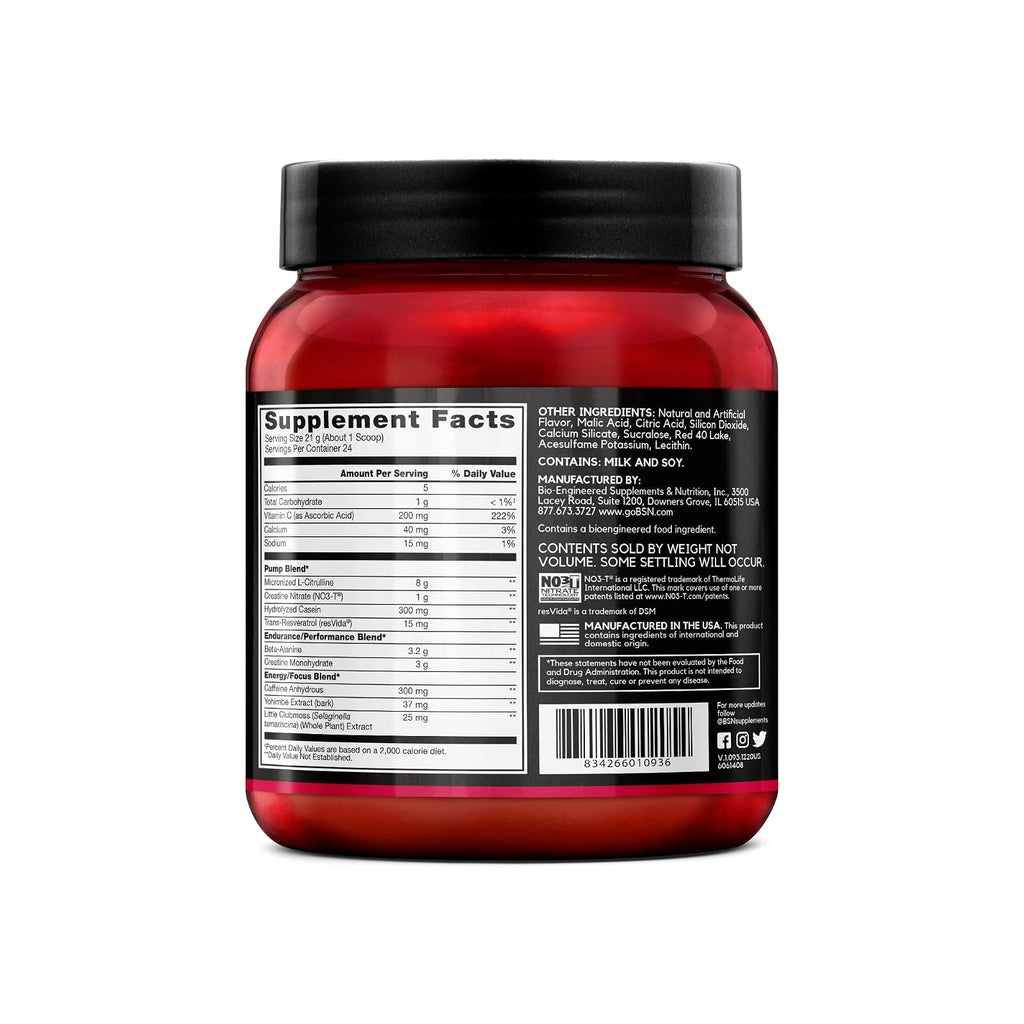 24 servings of pre-workout energy
