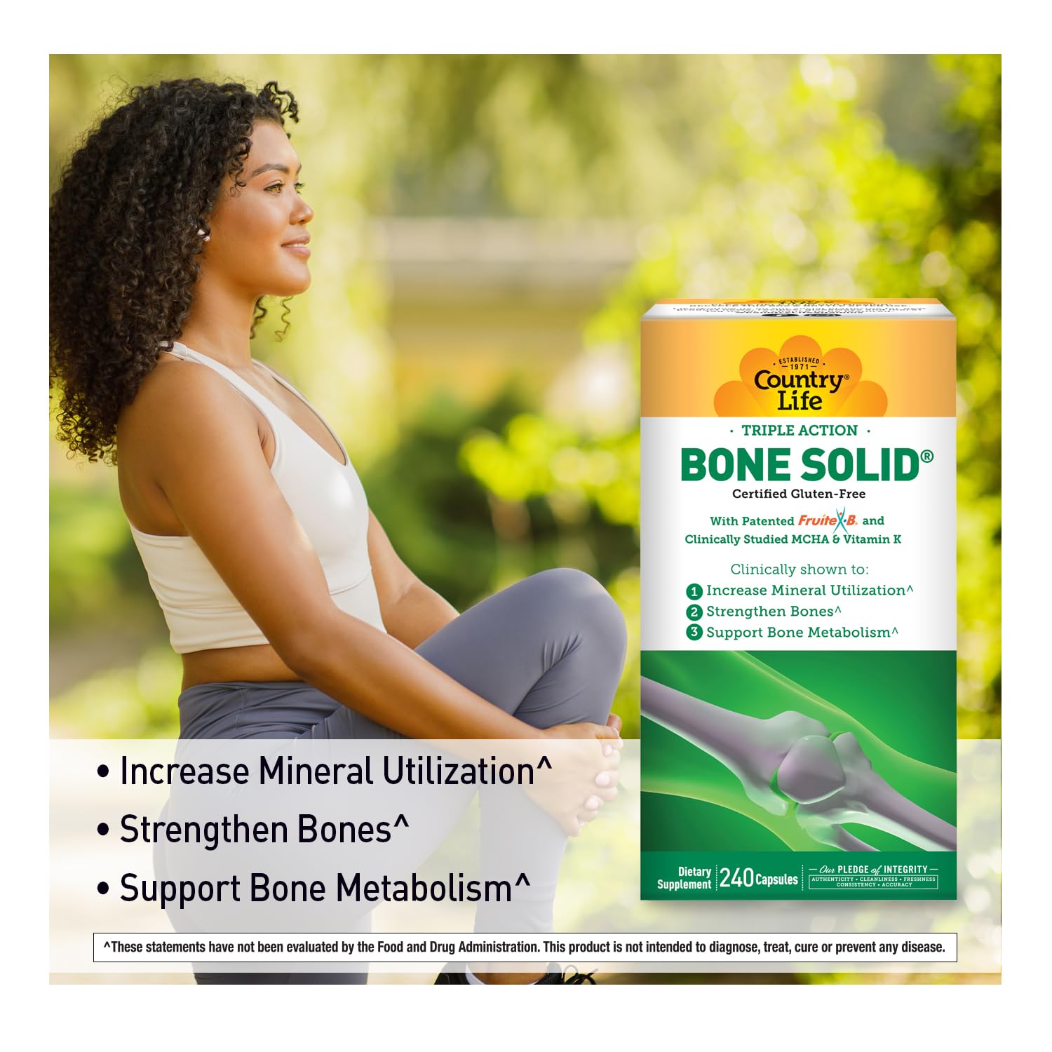 240 capsules for bone support