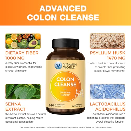 240 capsules for effective cleansing