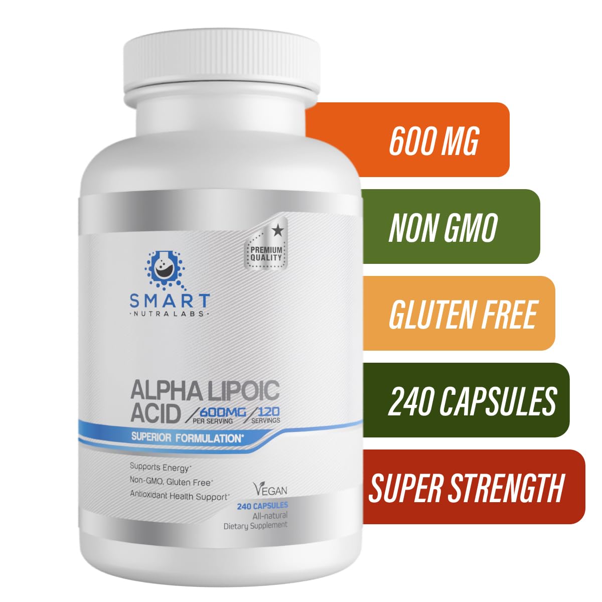 240 capsules of alpha lipoic acid