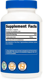 240 capsules of alpha lipoic acid