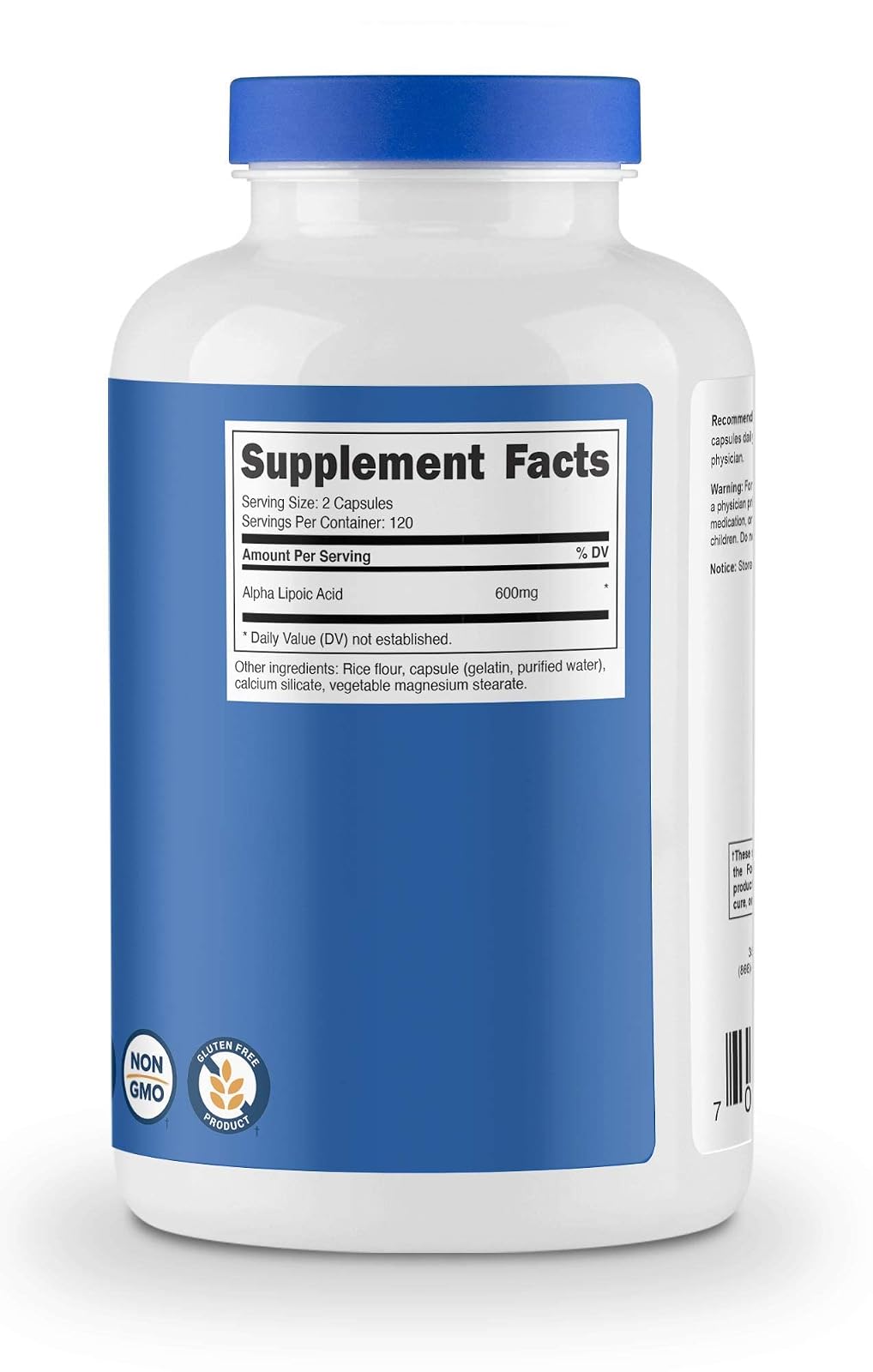 240 capsules of Alpha Lipoic Acid