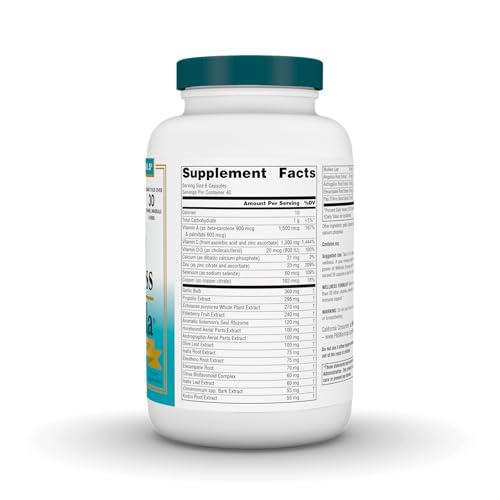 240 capsules of blended vitamin & mineral supplements