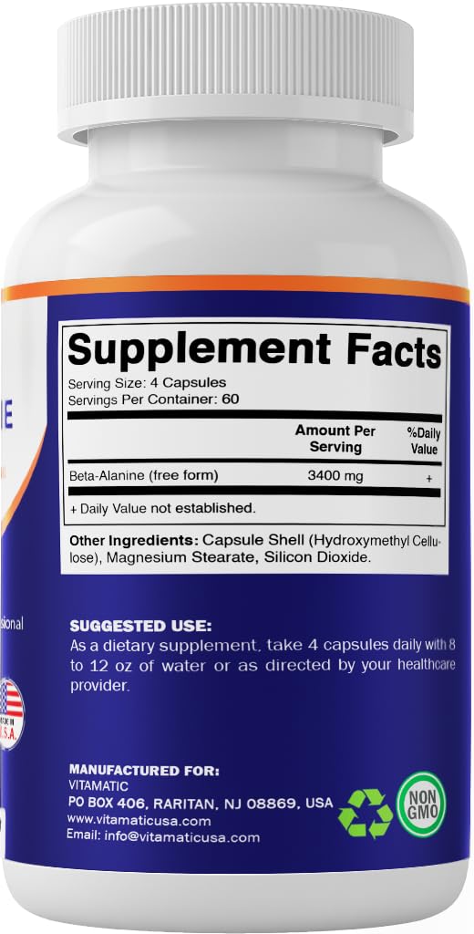 240 capsules of energy-boosting Beta-Alanine
