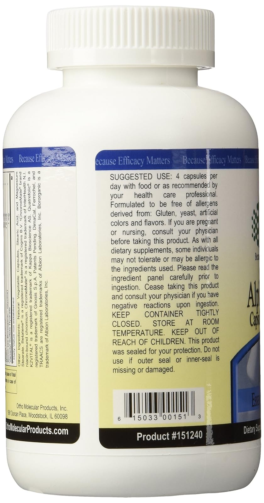 240 capsules of essential iron