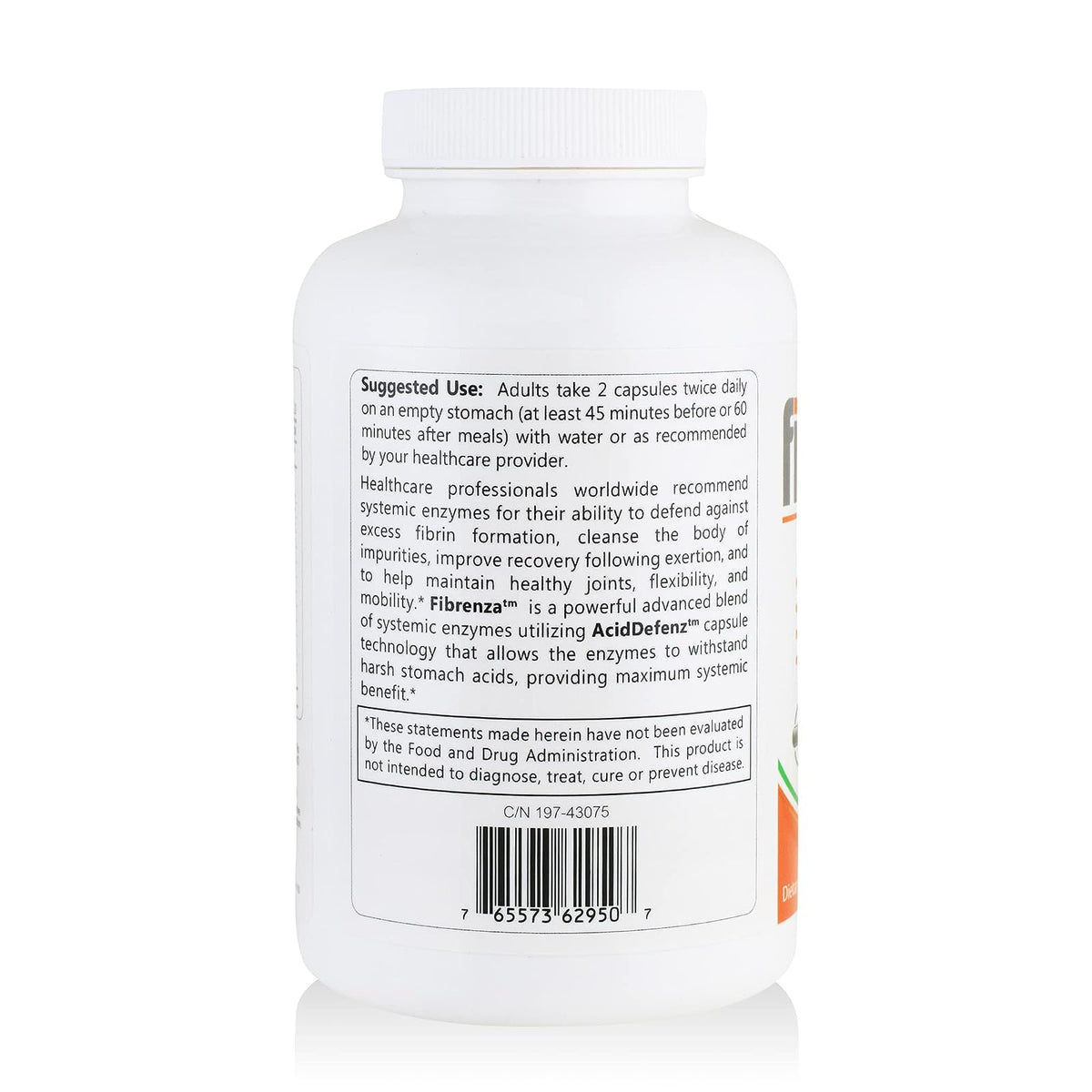 240 capsules of Fibrenza digestive enzymes