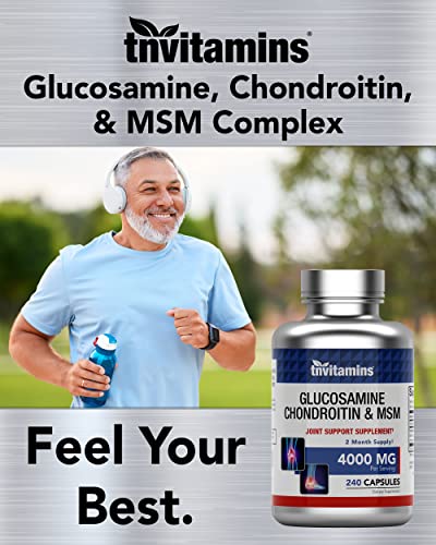 240 capsules of glucosamine benefits