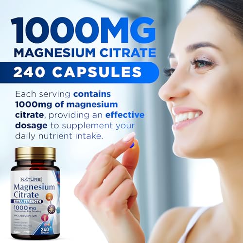 240 capsules of magnesium citrate