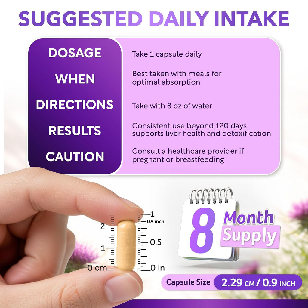 240 capsules of Milk Thistle extract