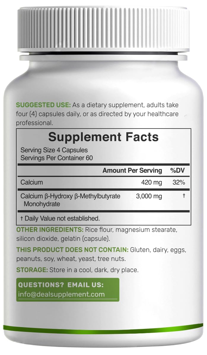 240 capsules of Ultra Strength HMB