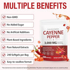 240 count cayenne pepper softgels