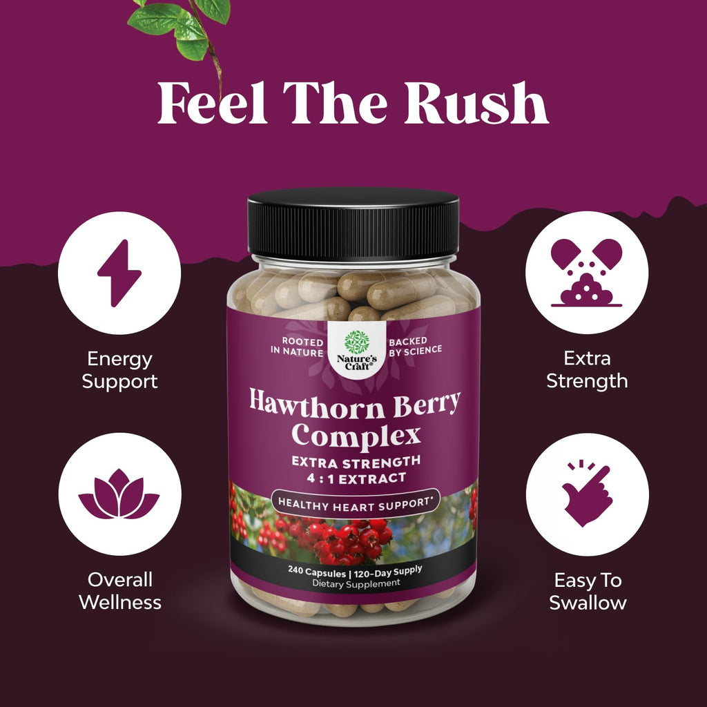 240 count hawthorn berry capsules