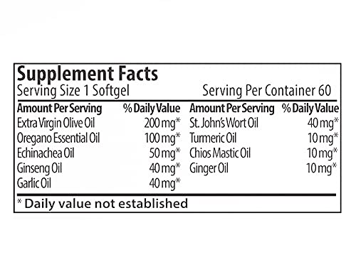 240 count herbal supplement softgels