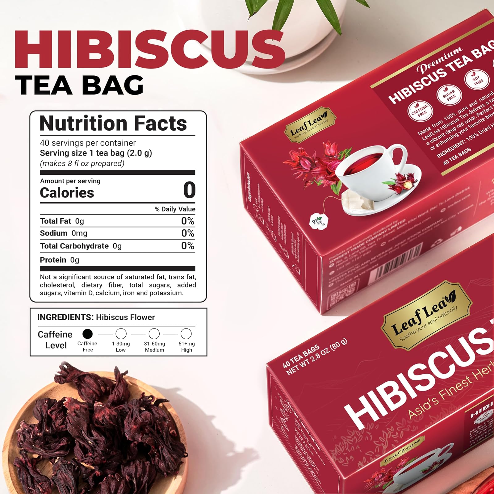240 count hibiscus tea bags
