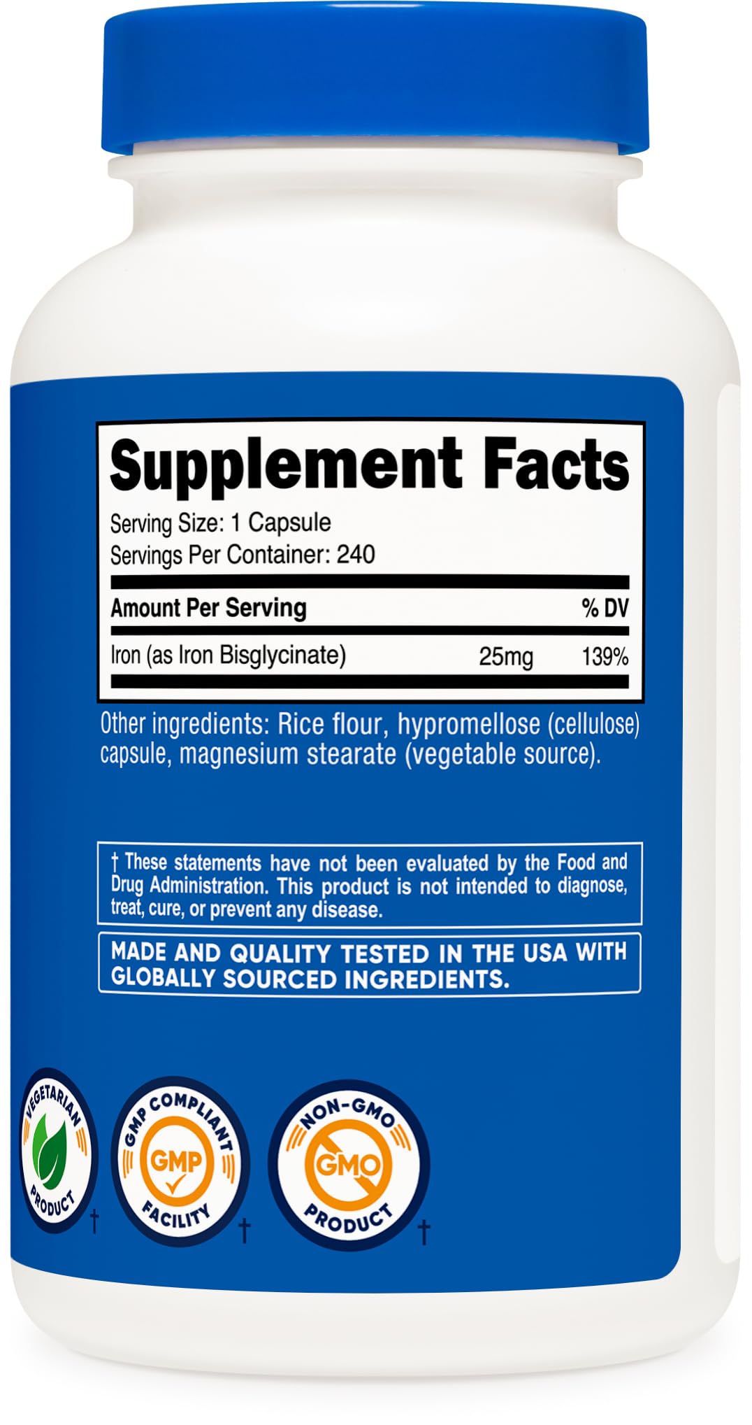 240 count iron capsules for value