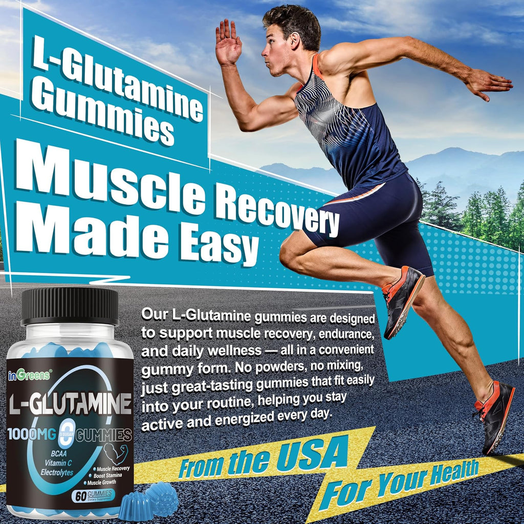 240 count l-glutamine chewable gummies