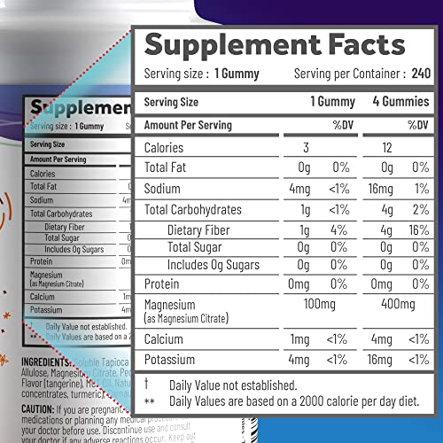 240 count magnesium citrate gummies