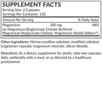 240 count magnesium glycinate bottle