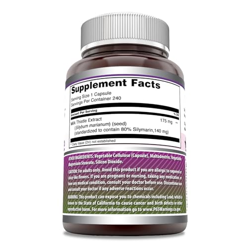 240 count milk thistle for daily use