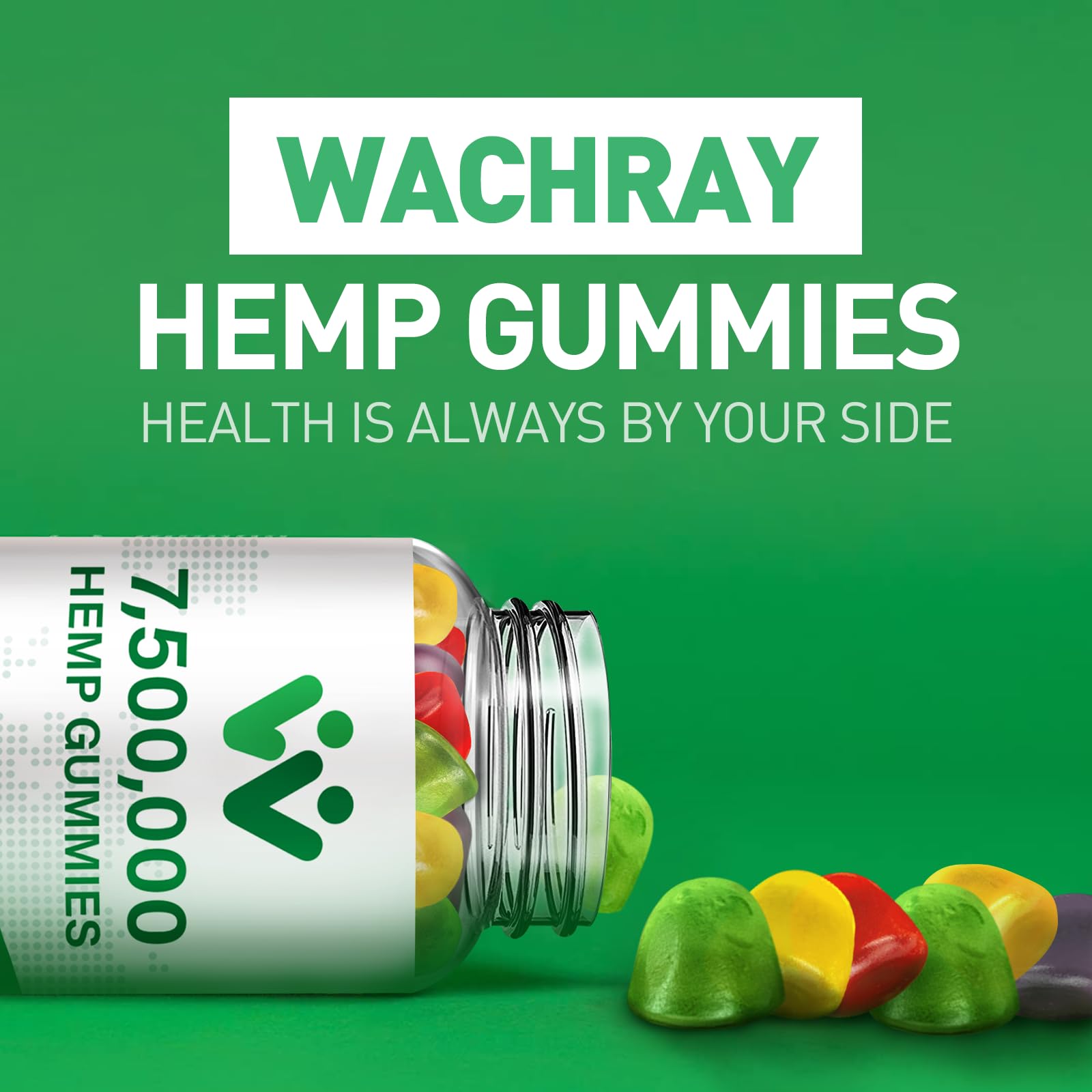240 count organic hemp gummy jar