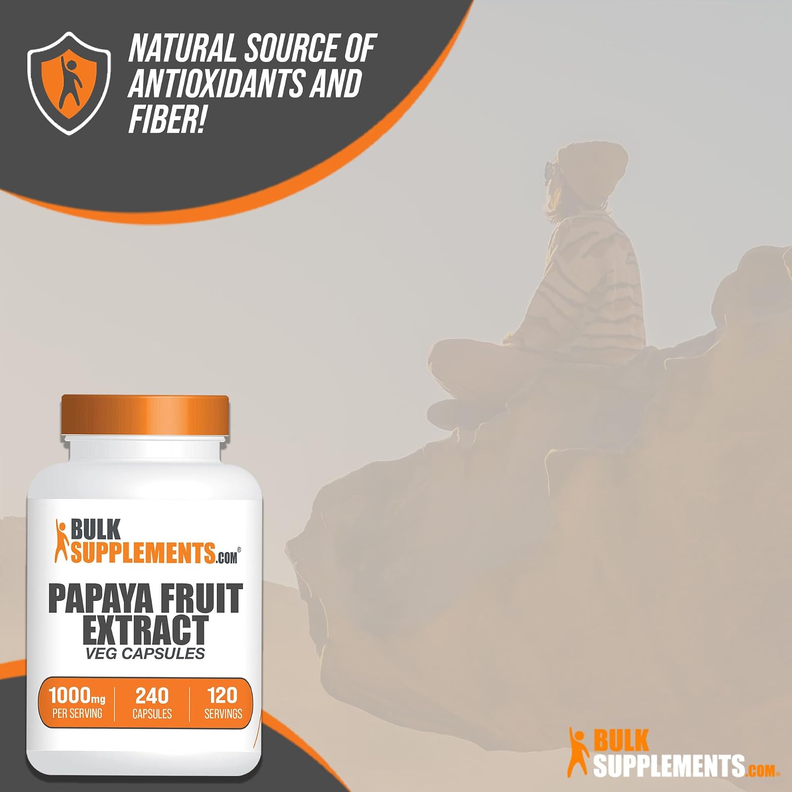 240 count papaya extract capsules