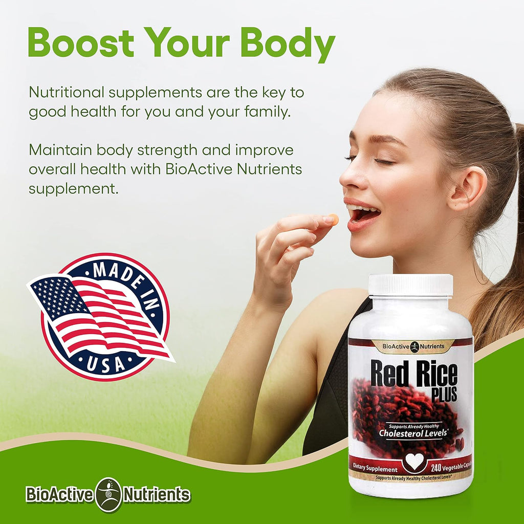 240 count red rice capsules