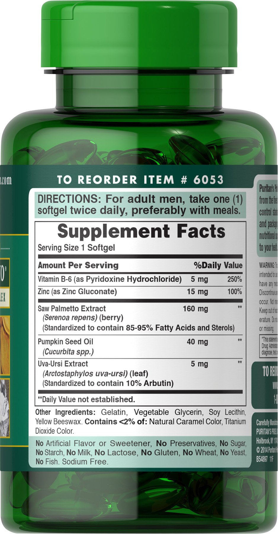 240 count saw palmetto capsules