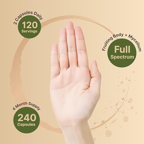 240 count Turkey Tail mushroom capsules