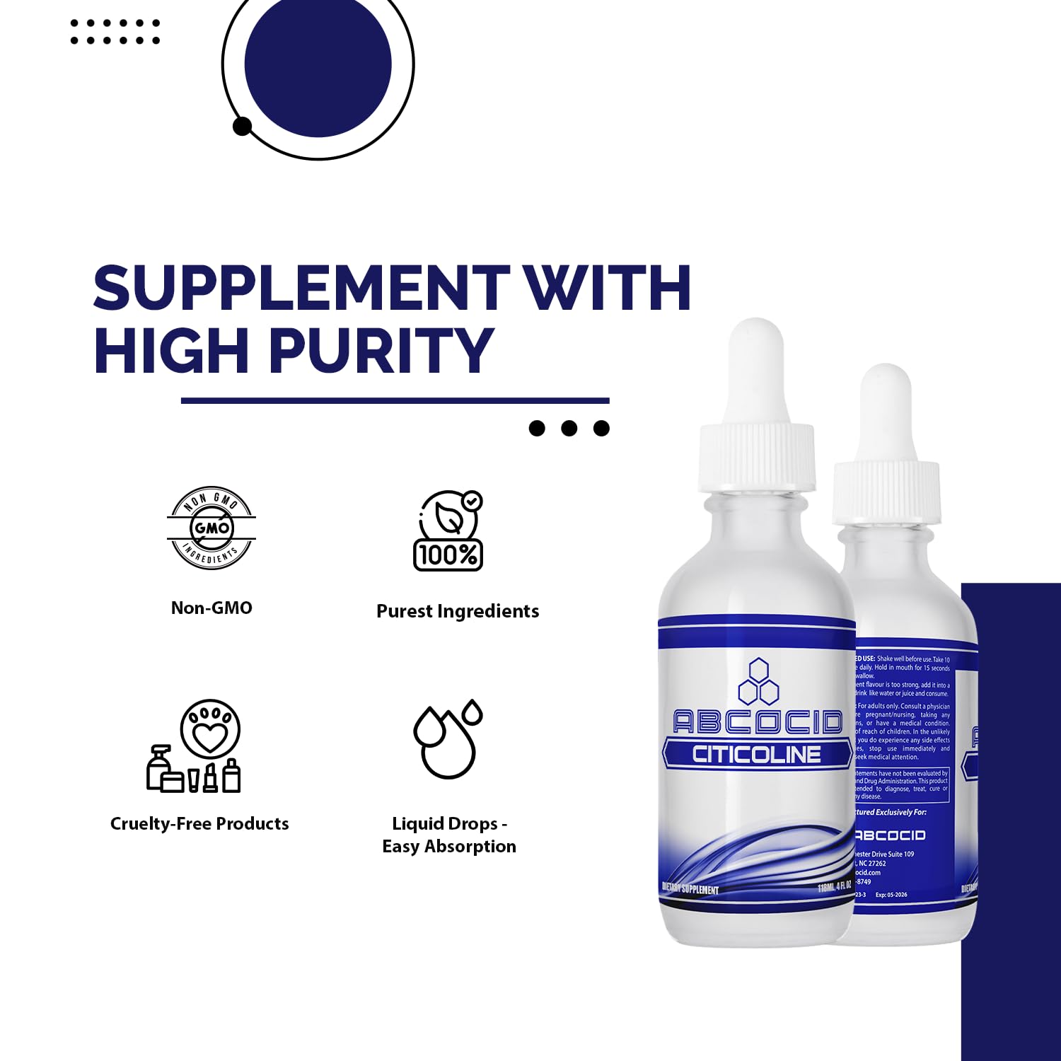 240 servings of citicoline liquid