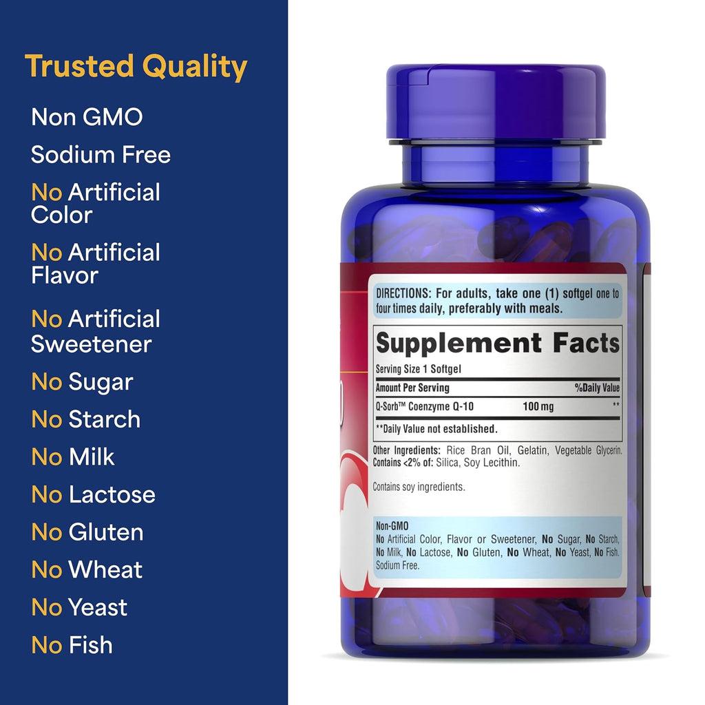 240 softgels CoQ10 for daily use