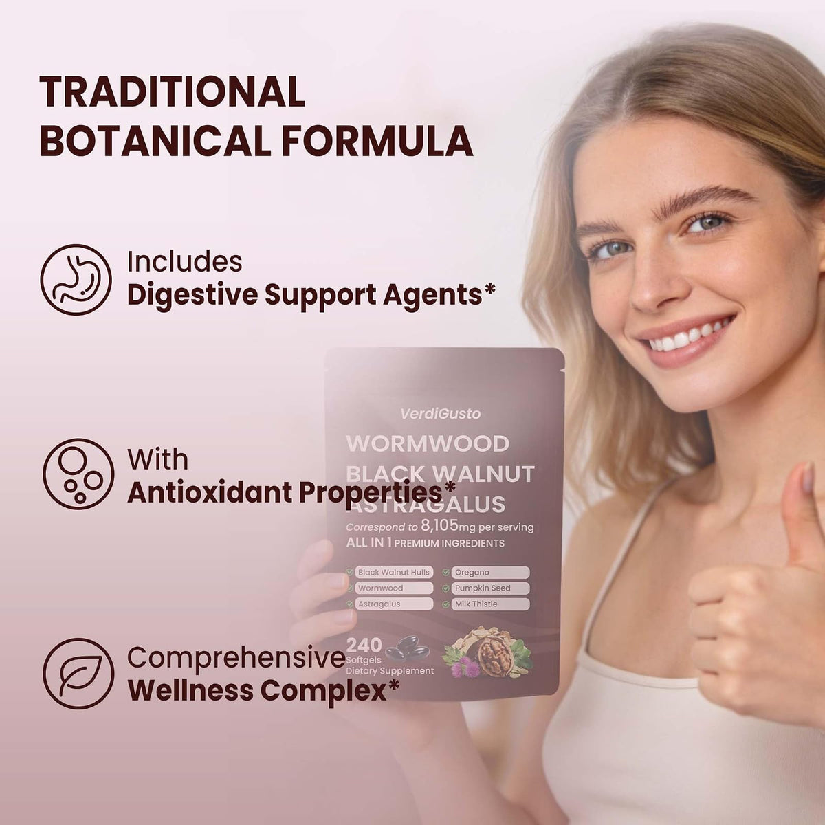 240 softgels for digestive health