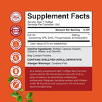 240 softgels of Antarctic krill oil