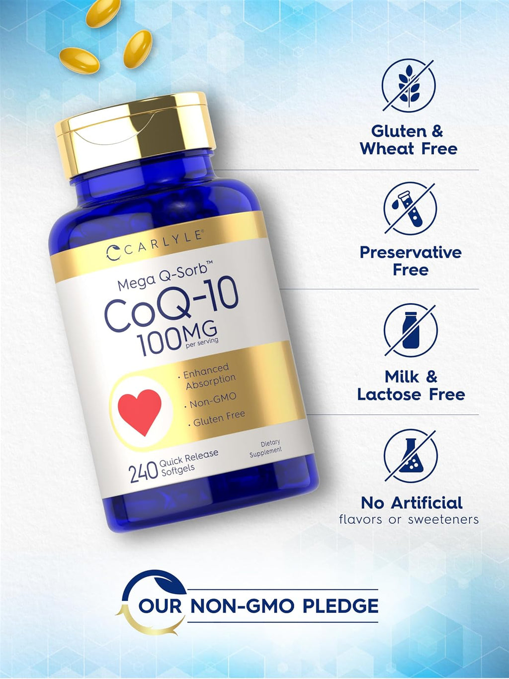 240 softgels of CoQ10