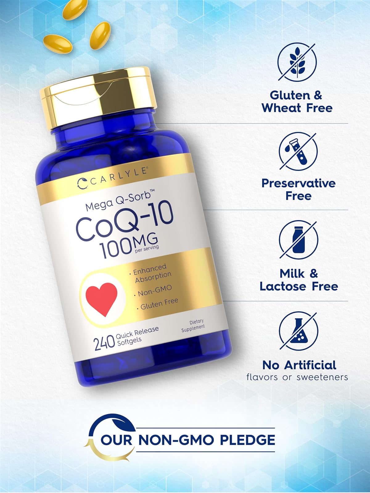 240 softgels of CoQ10